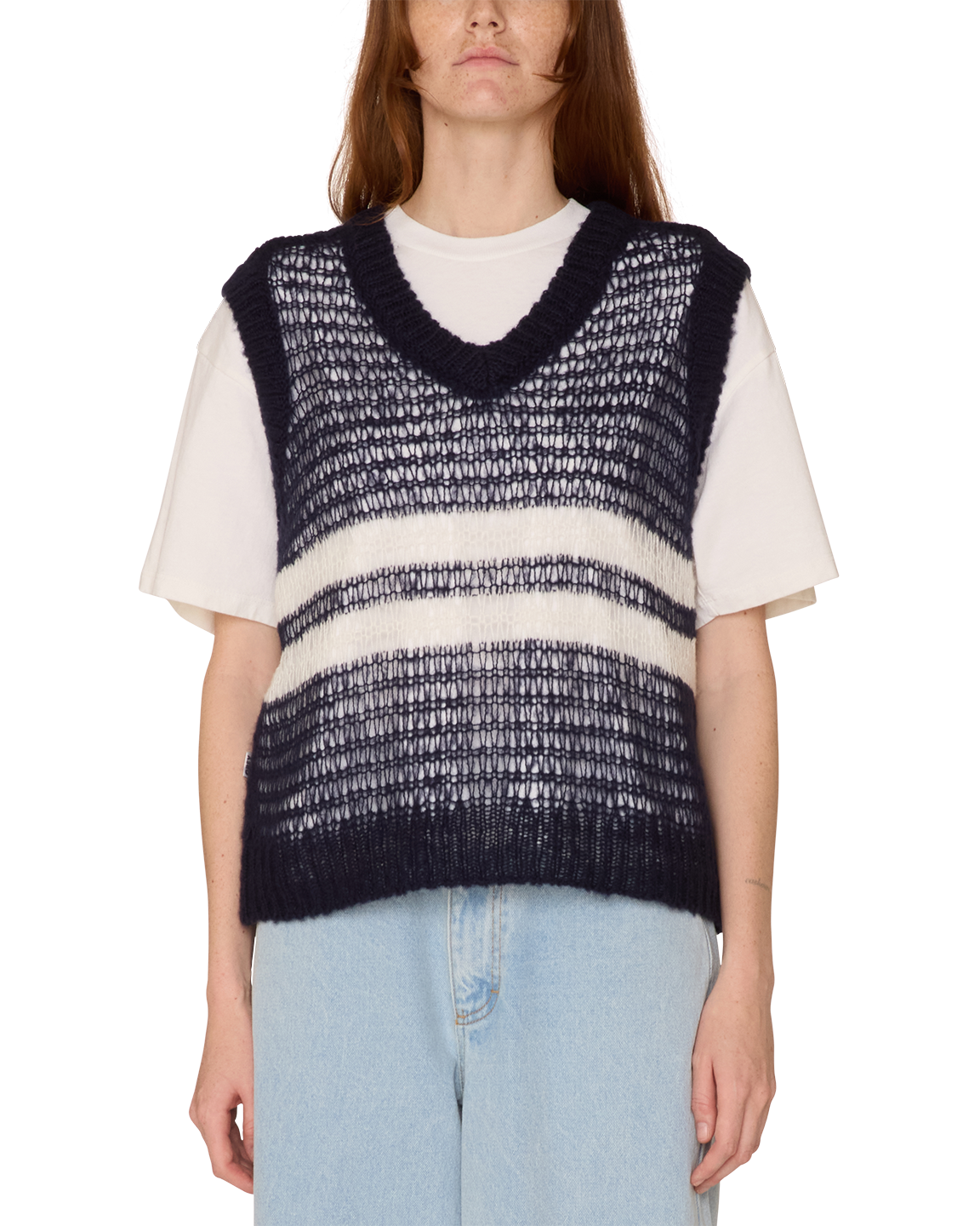 Oona Sweater Vest | Navy